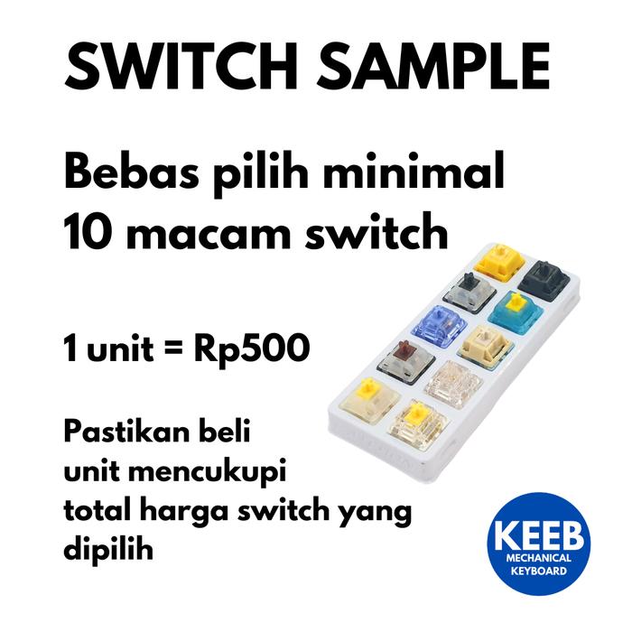 Jual Switch Sample - Mix Mechanical Keyboard Switch - Kab. Sukoharjo ...