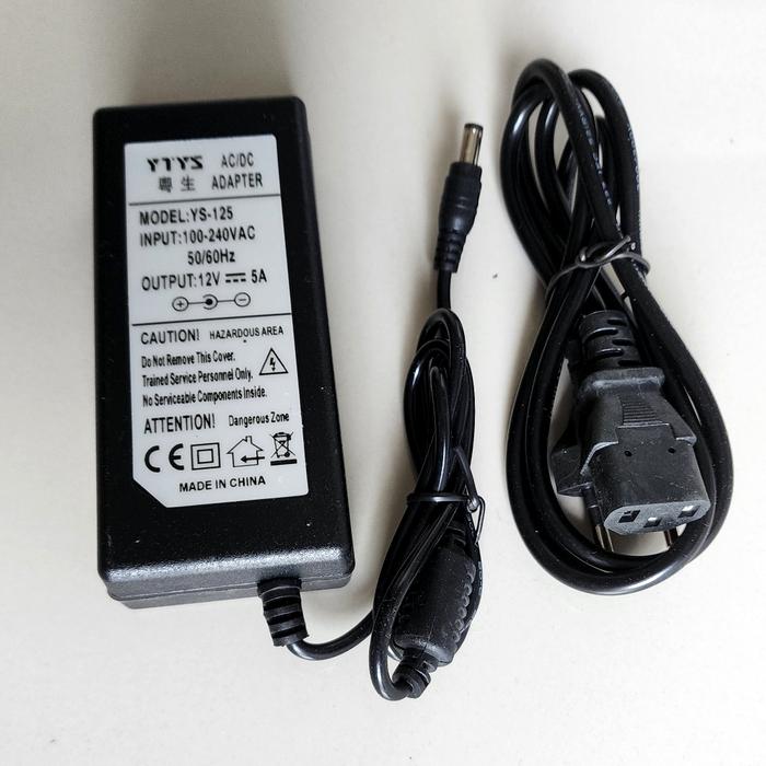 Jual Adaptor 12V DC 5A / Power Supply 12V DC 5A / Adaptor 12V5A ...
