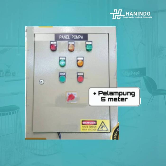 Jual Panel Pompa Sampit 3 Phase 1 x 5,5 kW / 7,5 HP 1 tanki + Pelampung ...