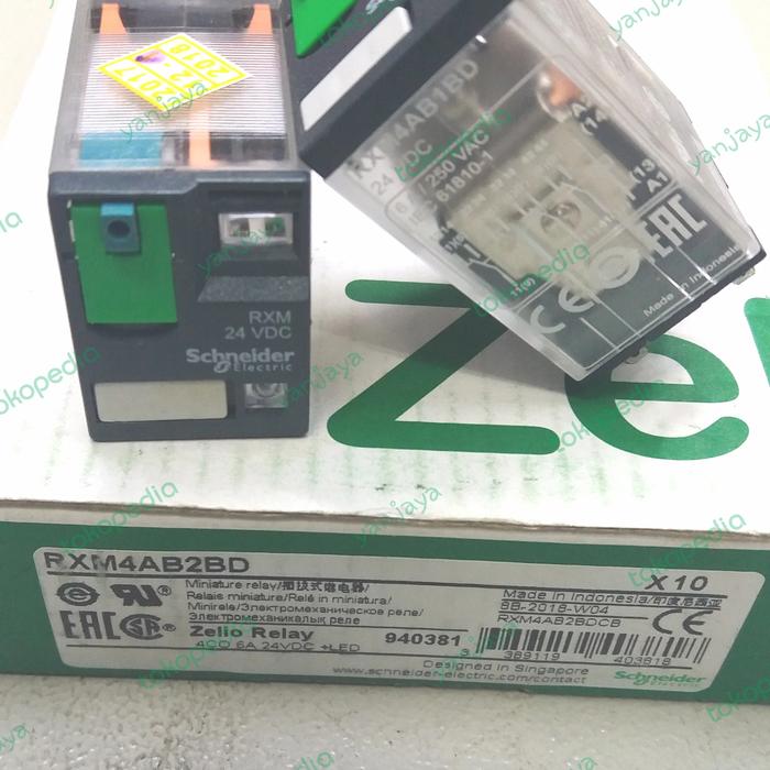 Jual schneider RELAY RXM4AB2BD 24VDC/relay 14pin 24vdc schneider - Jakarta Pusat - YANJAYARAYA ...
