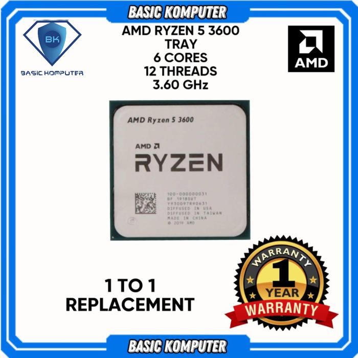 Jual PROCESSOR AMD RYZEN 5 3600 3.6 GHz CPU SOCKET AM4 TRAY - Jakarta ...