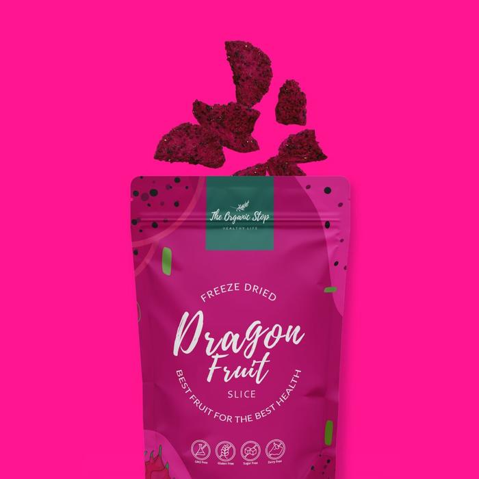 Jual TheOrganicStop Freeze Dried Dragon Fruit Buah Naga Sehat Asli 14 gram - Jakarta Selatan ...