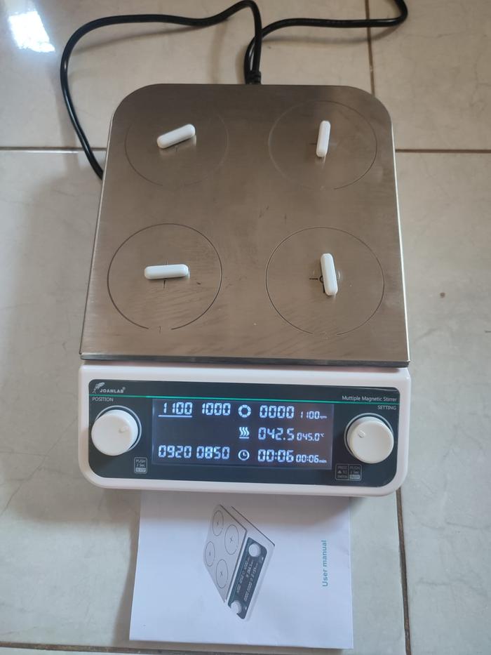 Jual Multiple Hotplate Stirrer 4 position JOANLAB MHS4Pro - Kota Bekasi ...