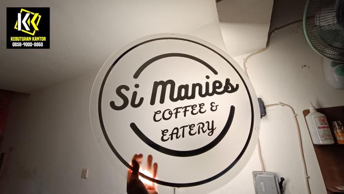 Jual Jual Papan Nama Cafe Papan Nama Akrilik Led Papan Nama Custom ...