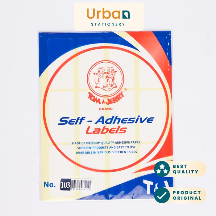 Jual Label Tom & Jerry Sticker No. 103 / Self Adhesive Label T&J Labels - Jakarta Pusat - Urban ...