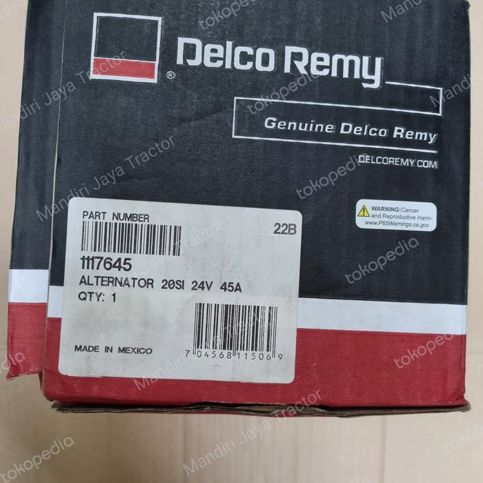 Jual 5N-5692/ 6N-9294/111-7622/ 111-7645 Alternator Delcoremy 24V 45A ...