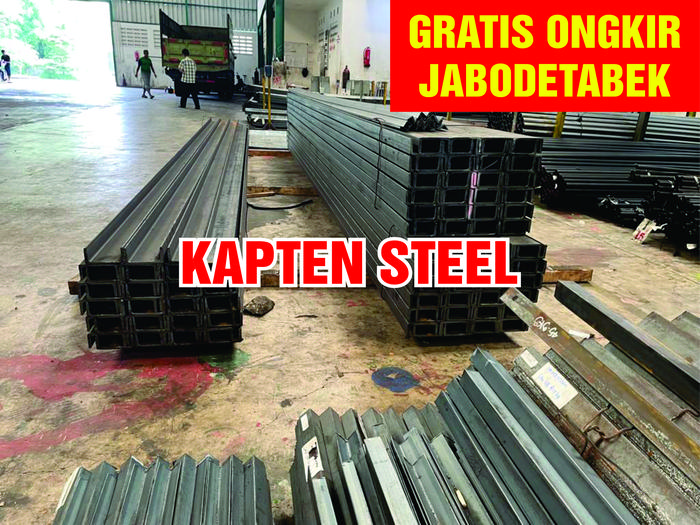 Jual Besi UNP 100mm, 120mm, 150mm, 200mm, Panjang 6M - 100mm, - Kota ...