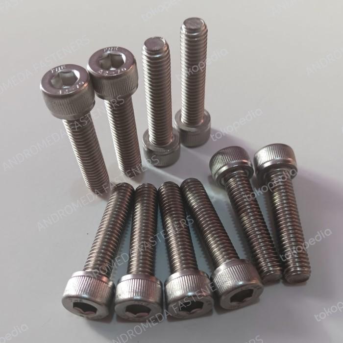 Jual BAUT L STAINLESS M10x30 / HEX SOCKET SCREWS M10x30 SS304 - Kota ...