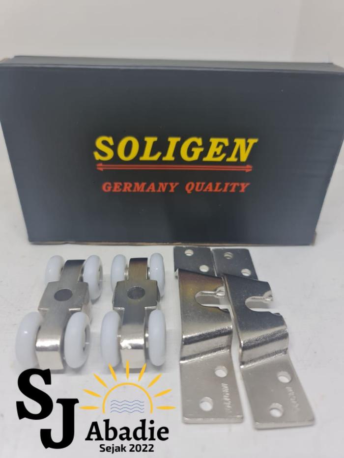 Jual Roda Rel Pintu Geser Sliding / Dorong SOLIGEN Beban 100 Kg - Kota ...
