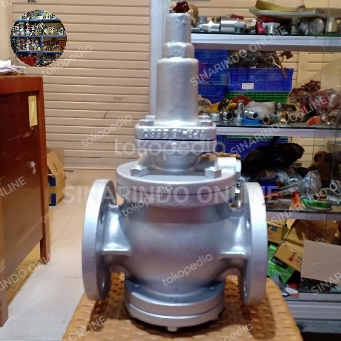 Jual Reducing valve PRV 3 inch Dn 80 jis 10k merk 317 cast iron flange ...