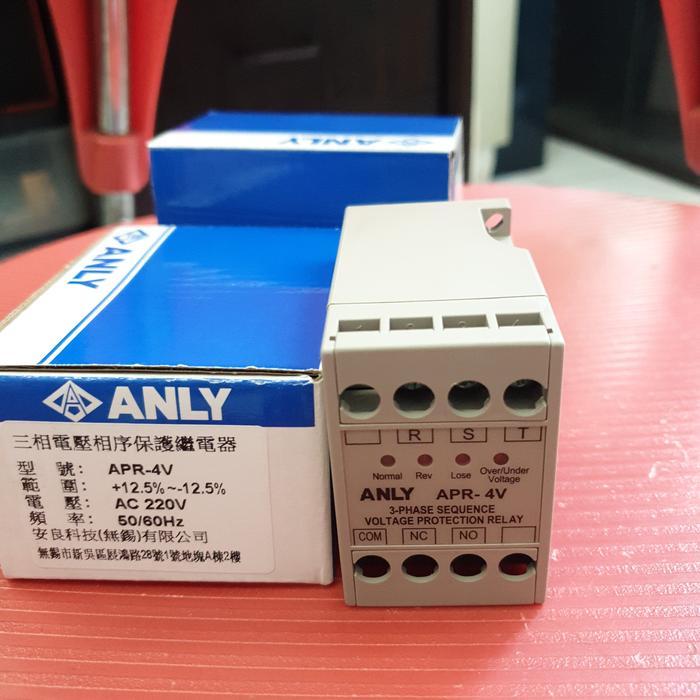 Jual 3-Phase Sequence Voltage Protection Relay, ANLY APR-4V (APR-4 ...