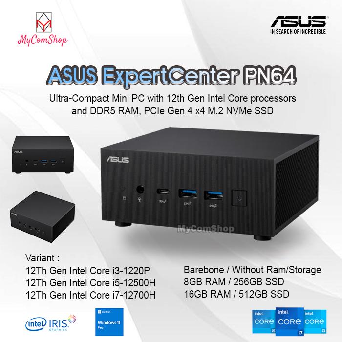 Jual ASUS EXPERTCENTER PN64 ULTRA-COMPACT MINI PC INTEL IRIS XE ...