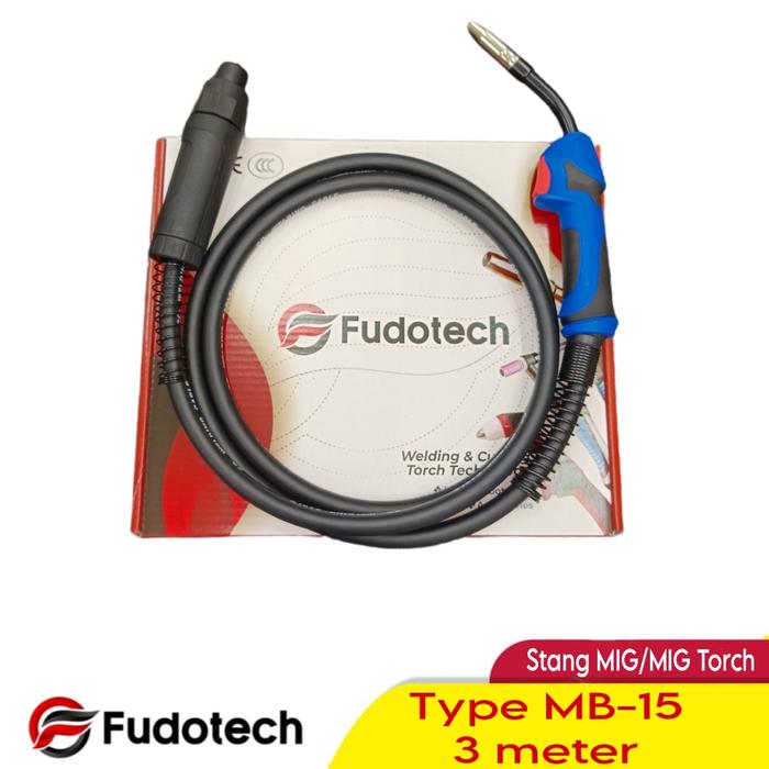 Jual Fudotech Stang MIG/MIG Torch Type MB 15 MB-15 MB15 3m stang gun co co2 - Jakarta Barat ...