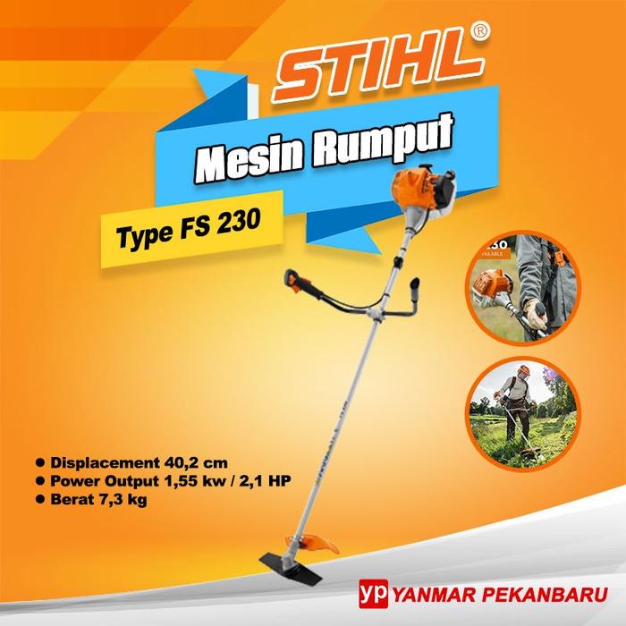 Jual Mesin Potong Rumput Brush Cutter 2 Tak STIHL FS 230 - Kota Pekanbaru - yanmarindo | Tokopedia