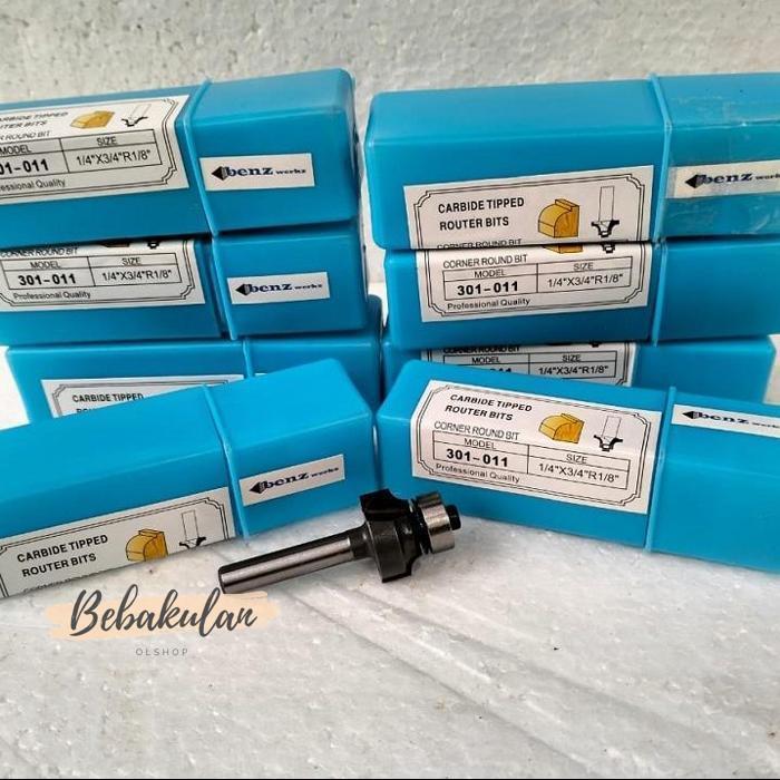 Jual BENZ Mata Profil Sudut Round Over Bit Mata Pisau Mesin Router ...