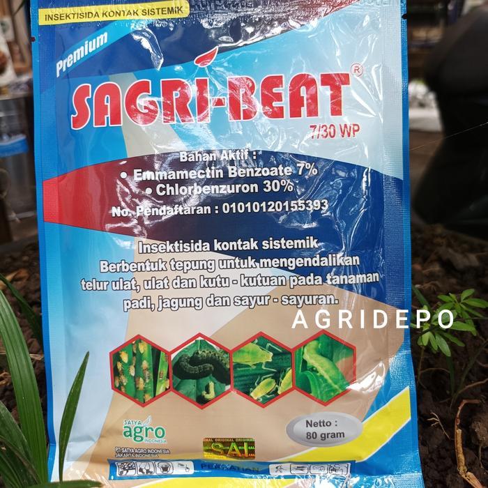 Jual SAGRI-BEAT Sagribeat 80 Gram Insektisida Kontak Joss Mengatasi ...