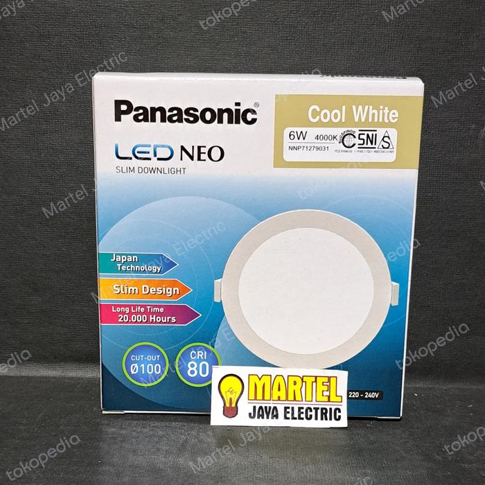 Jual Lampu downlight led panel panasonic IB bulat neo slim 6 watt - Natural - Kab. Sleman ...