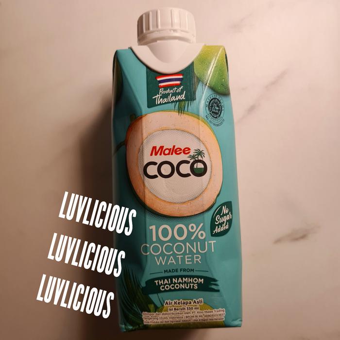 Jual MALEE COCO 100% PURE COCONUT WATER THAILAND AIR KELAPA THAI NAMHOM ...