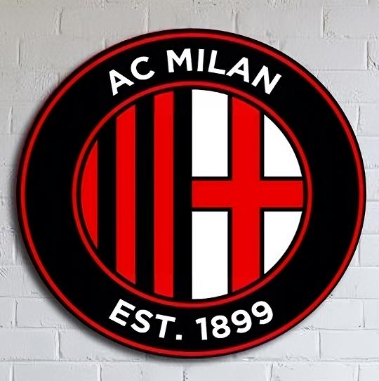 Milan Bulat Karpet Velvet Football Team FIFA Bayern Munich AC Milan