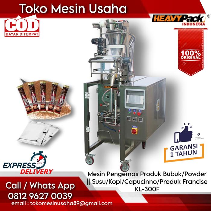 Jual Mesin Packing Kemas Sachet Otomatis Powder/Bubuk KL-300F HEAVYPACK ...