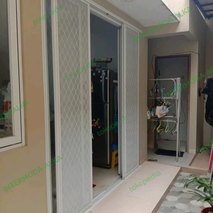 Jual pintu kawat nyamuk expanda tralis aluminium sliding /geser - Kab ...
