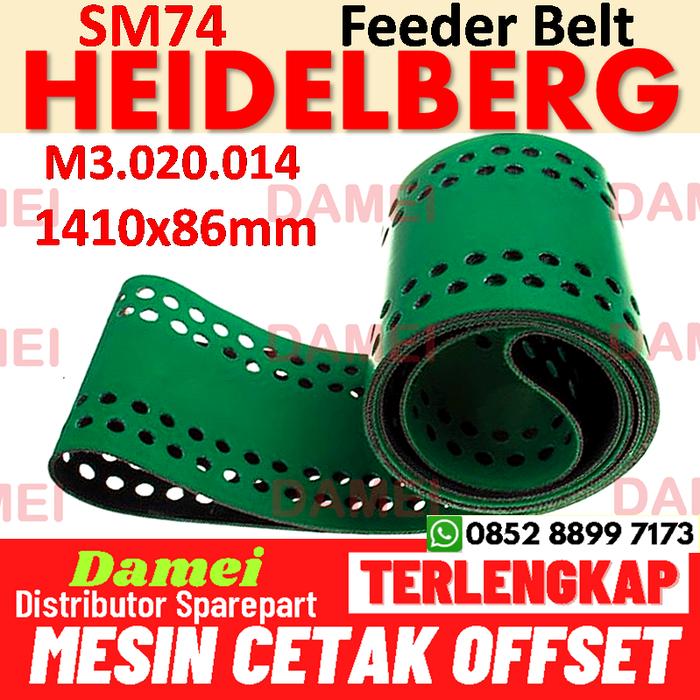 Jual Feeder Belt SM74 PM74 Heidelberg Feeder Suction Tape M3.020.014 ...
