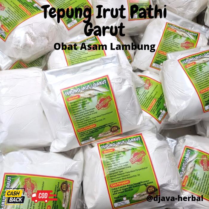 Jual TEPUNG/IRUT/UMBI GARUT/TEPUNG ANGKRIK/OBAT ASAM LAMBUNG ALAMI ...