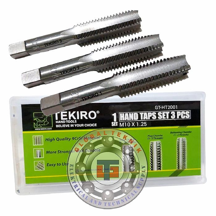 Jual TEKIRO HAND TAP SET 3 PCS M10 X 1.25 MM - Kab. Tangerang - GLOBAL ...