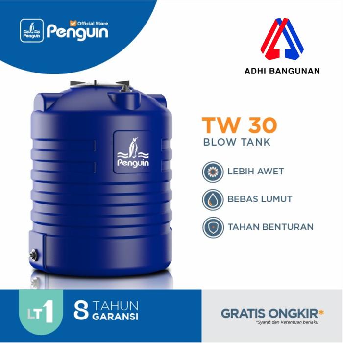 Jual Tangki Tandon Toren Air PENGUIN 300 Liter TW 30 (Blow Tank) - Kota ...