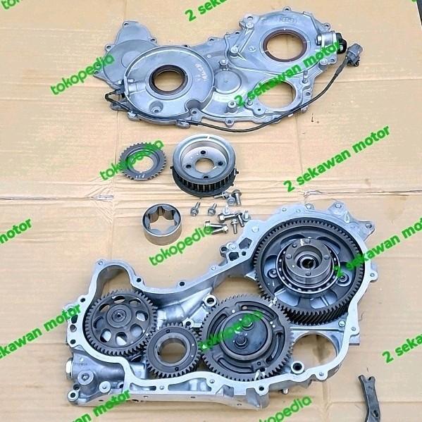 Jual Cover timing pump oil gear penghubung toyota hilux diesel 2KD VNT ...