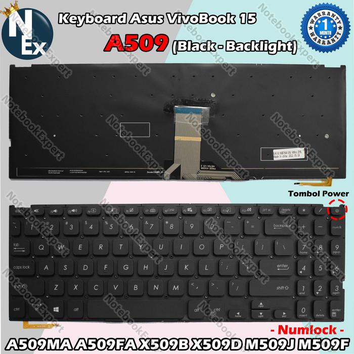 Jual Keyboard Asus Vivobook 15 A509 A509ma A509fa X509b X509d Backlight