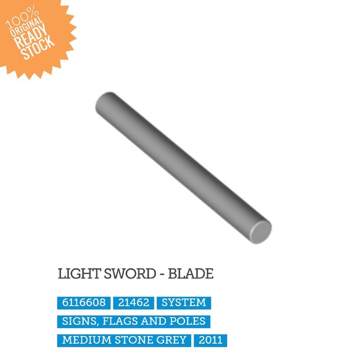Jual Lego Part 30374 Bar 4L (Lightsaber Blade Wand) - Cokelat - Jakarta ...