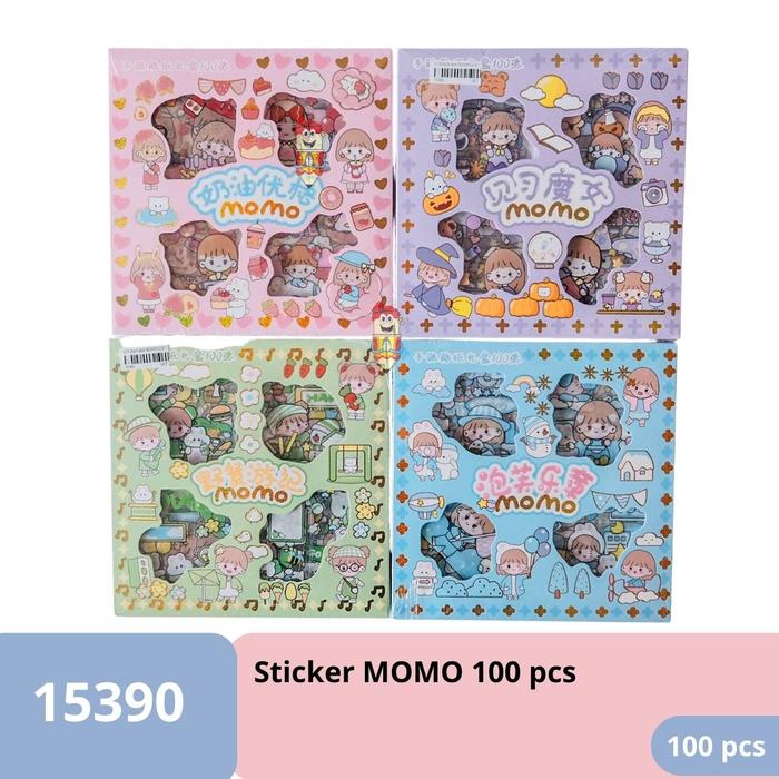 Jual Stiker / Sticker MOMO Motif Kartun Korea Lucu Waterproof Bahan PET ...
