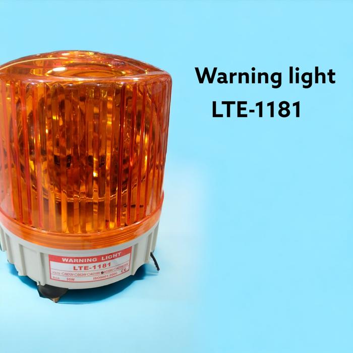 Jual LAMPU ROTARY LTE-1181+ BUZZER WARNING LIGHT, 220VAC, 35 WATT ...