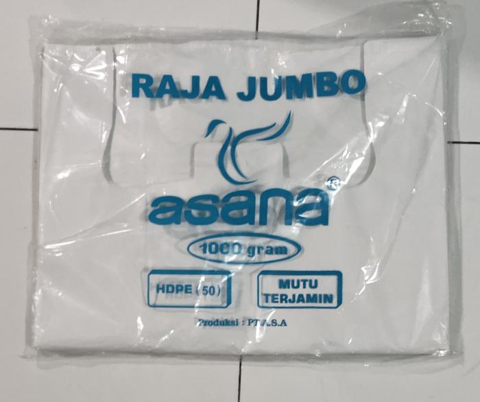 Jual Kantong Plastik putih susu ASANA raja jumbo 50 1kg - Jakarta Barat ...