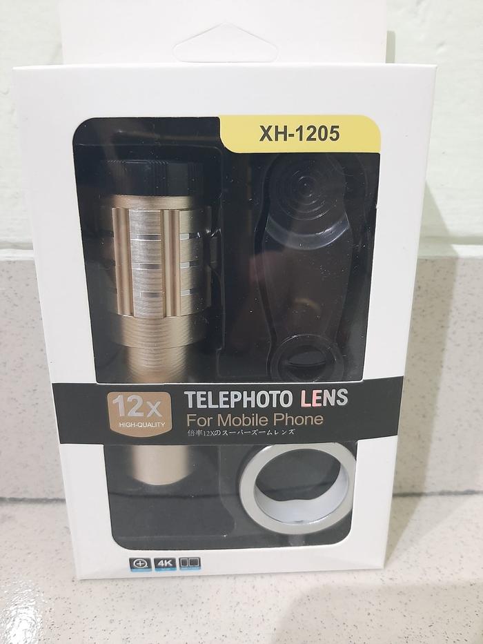 Jual Lensa kamera handphone hp 12x zoom portable mobile phone tele lens ...