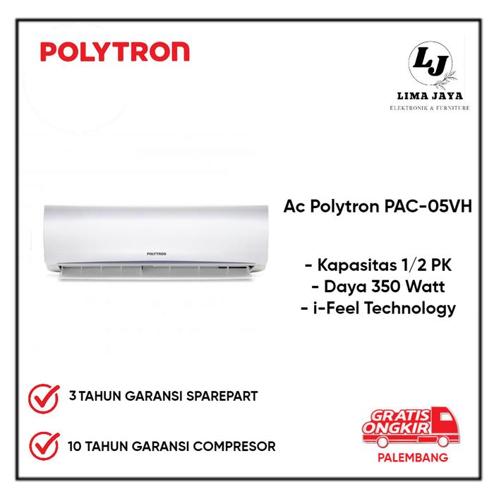 Jual AC Polytron PAC-05VH AC Polytron 1/2 PK AC Standard Polytron ...