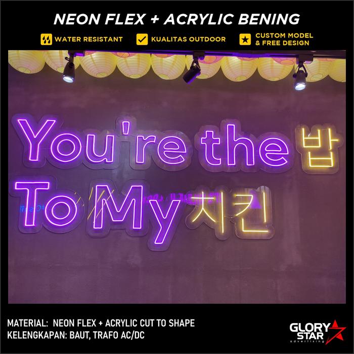 Jual NEON FLEX LED CUSTOM / NEON SIGN LED ACRYLIC / TULISAN NEON LED ...
