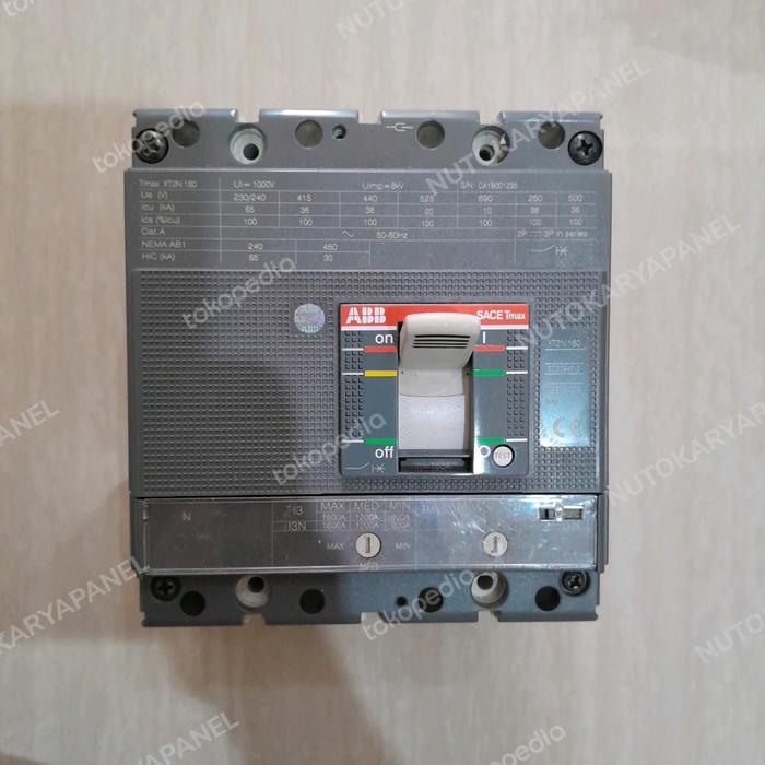 Jual MCCB SACE TMAX XT2N 160A 4P(R,S,T,N) 36KA 1SDA067043R1 ABB - Kota Bogor - NUTOKARYAPANEL ...