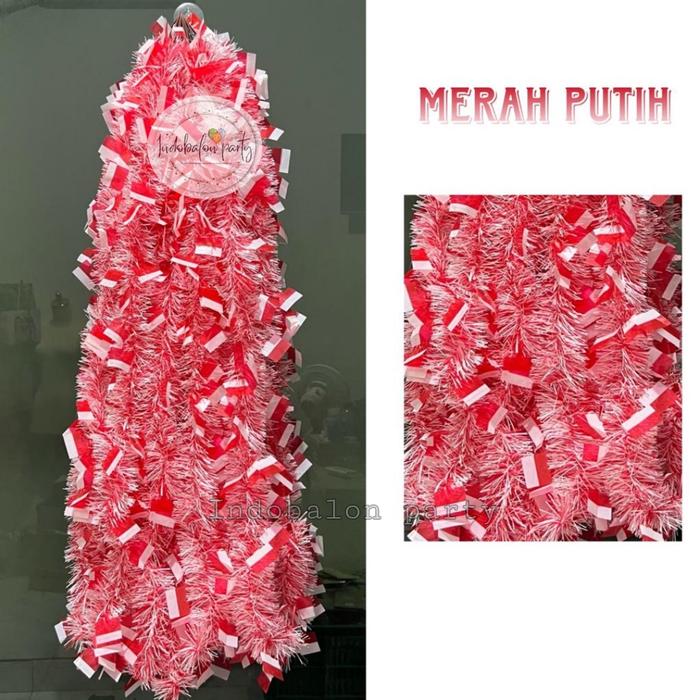 Jual ( MERAH PUTIH ) 1786 A 7cm/2m slinger bendera merah putih / hiasan ...