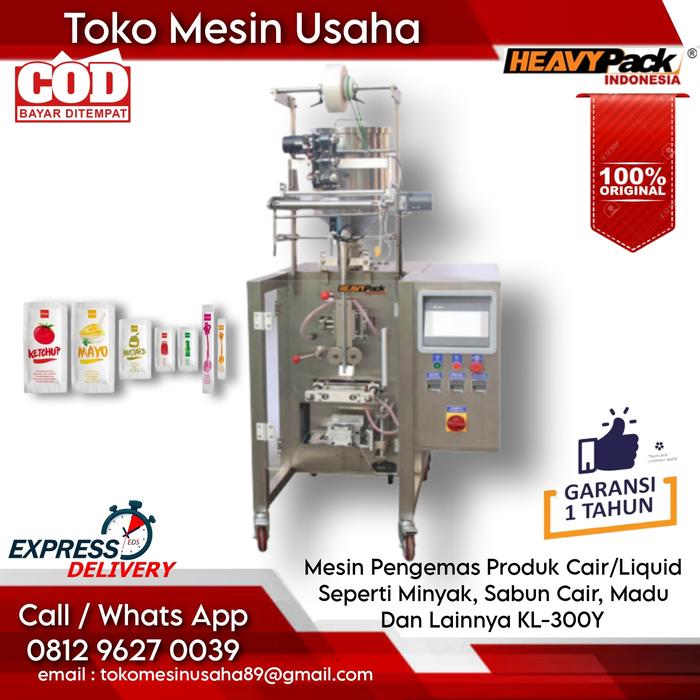 Jual Mesin Pengemas Sachet Otomatis Cairan Liquid KL-300Y HEAVYPACK ...