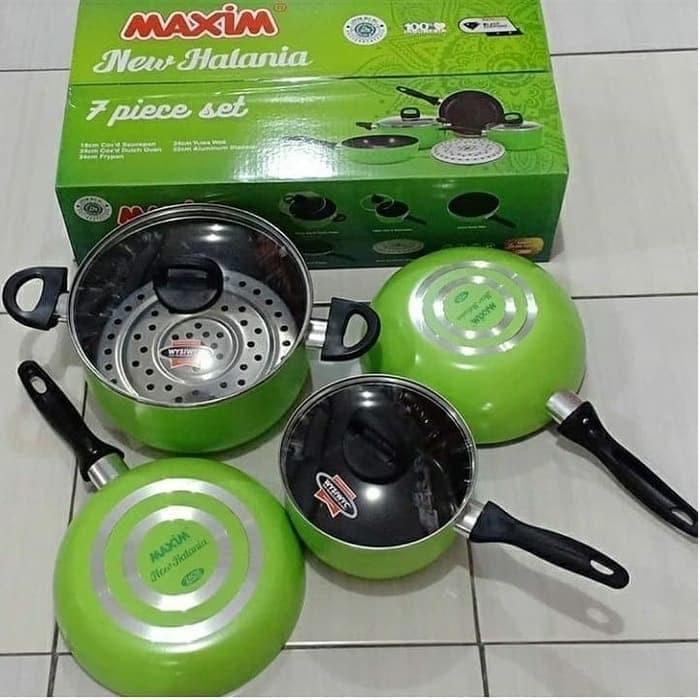 Jual Panci Set Teflon Maxim New Halania Set 7 Piece Set Di Seller ...