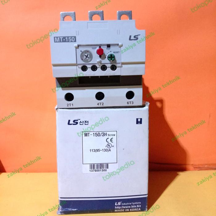 Jual LS MT-150/3H THERMAL OVERLOAD RELAY LS ELECTRIC 34-50A - Kota ...