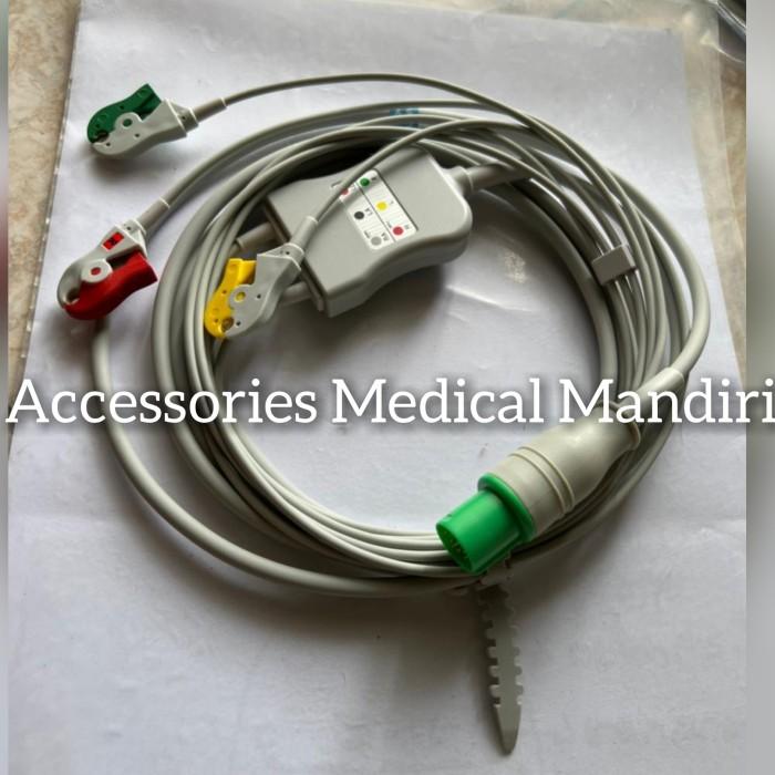 Jual Kabel Ecg/Ekg defibrillator hellige 3 Lead Clip - Kota Medan ...