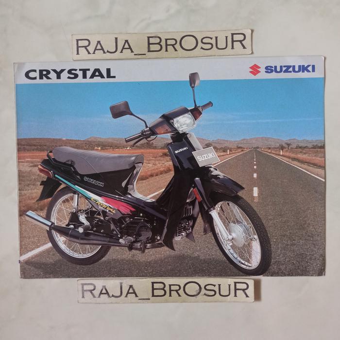 Jual Poster brosur katalog leaflet jadul Suzuki Crystal/Crystal Tune ...