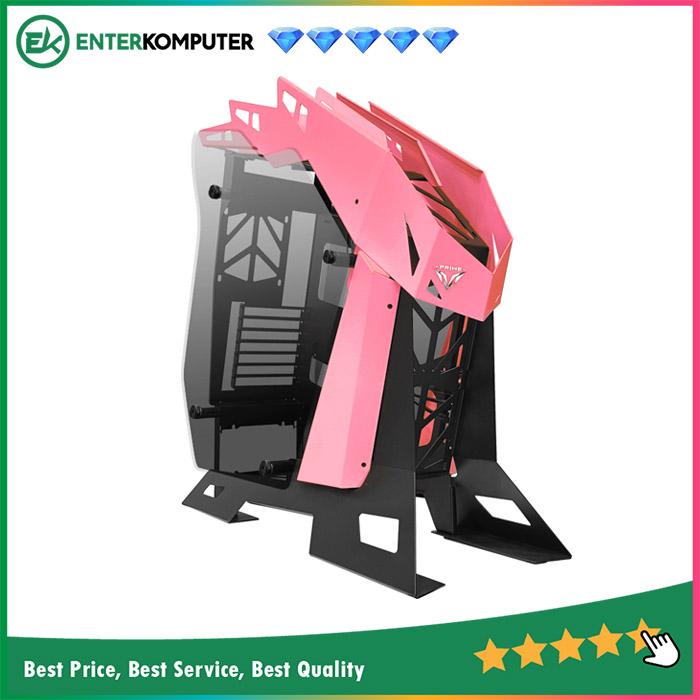 Promo Casing PRIME R-[R] PINK - ALUMUNIUM GAMING CASE - TEMPERED GLASS ...