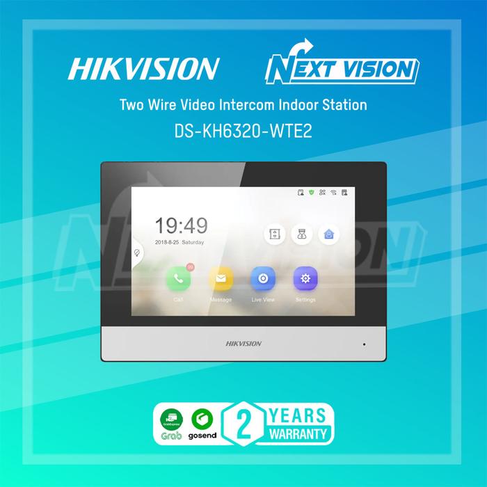 Jual DS-KH6320-WTE2 - HIKVISION IP INDOOR STATION VIDEO INTERCOM - Jakarta Barat - Next Vision ...