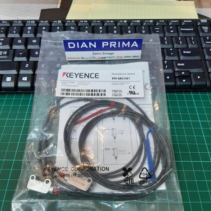 Jual Keyence Photoelectric Sensor Pr-M51N1 Transmisi Mini-Slim Kabel 1 ...