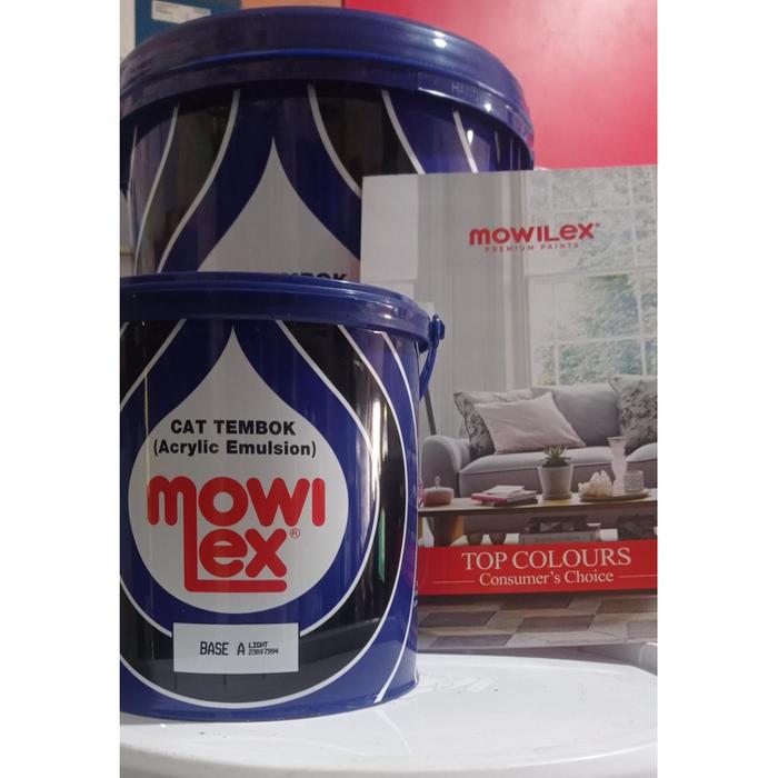 Jual CAT TEMBOK INTERIOR MOWILEX EMULSION VIP E1000 PUTIH PRIMA 2,5 L ...