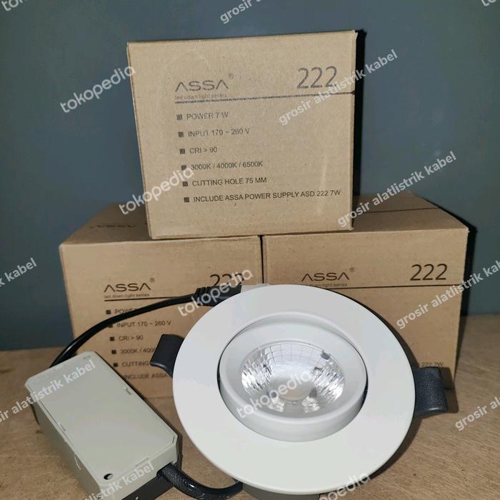 Jual DOWNLIGHT LED ASSA 7W 3000K /KUNING 222 - Jakarta Barat - grosir ...